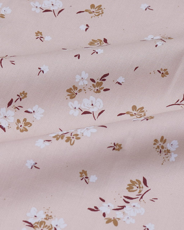 Pink Shirt with Micro Floral Patterns - Putra